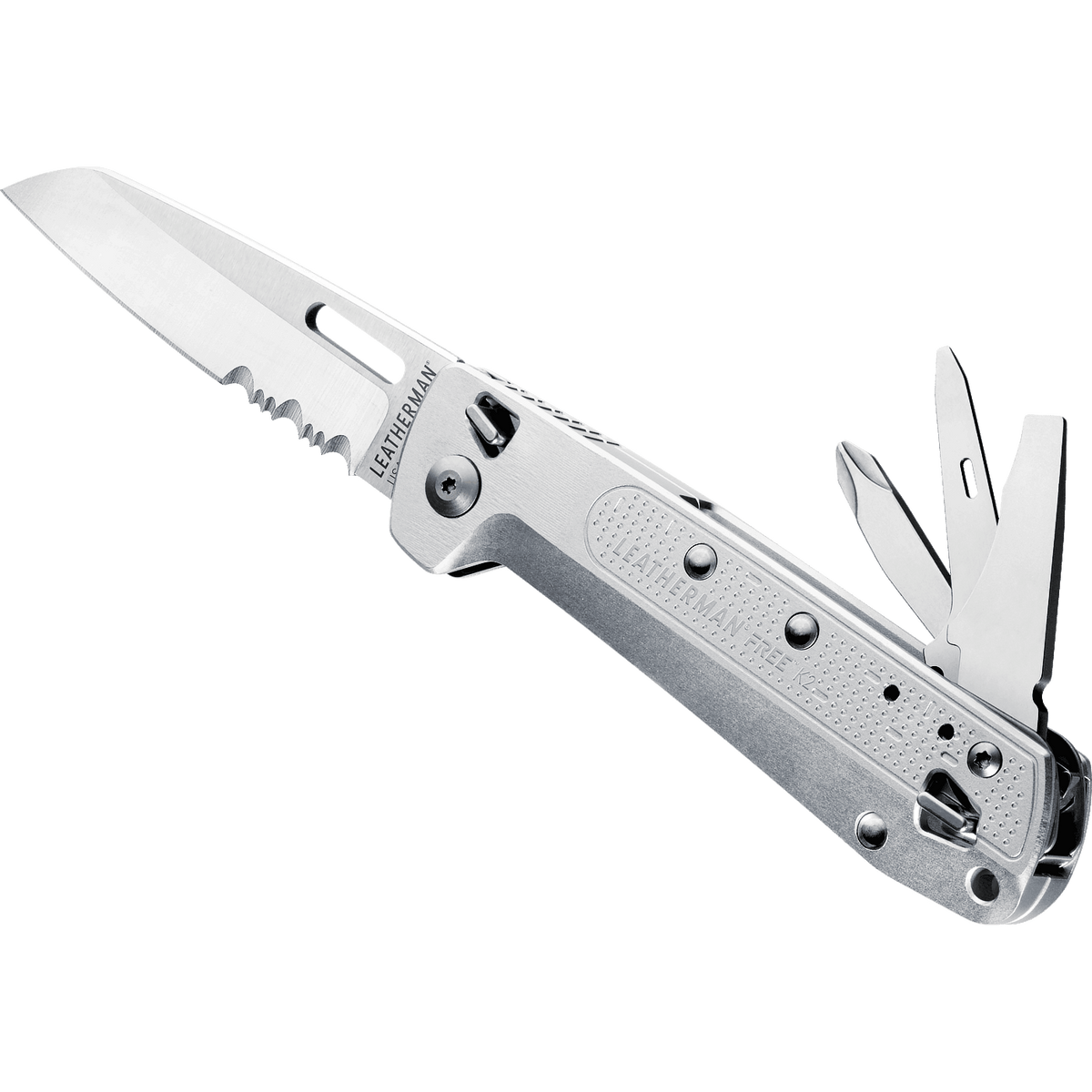 Leatherman FREE K2X Multi Tool 8 Tools Stainless Steel Engravable 25 Year Warranty Leatherman Tools