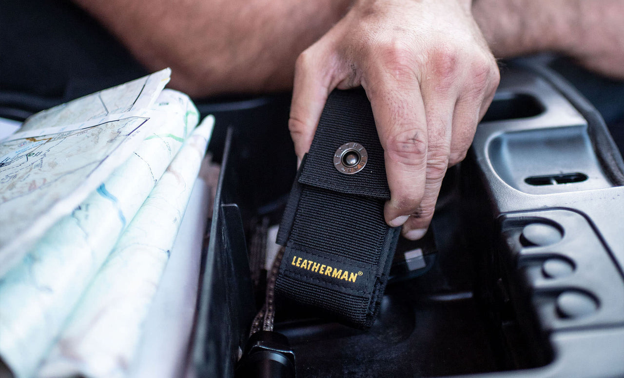 Leatherman Nylon Button Sheath | Black | Nylon Multi Tool Sheath ...